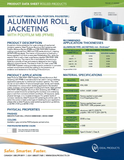 Technical Data Sheets|Ideal Products