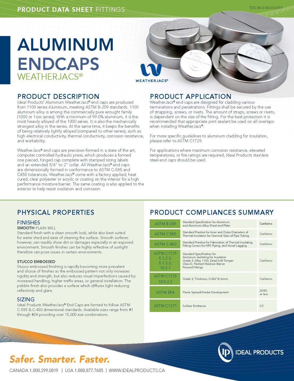 Technical Data Sheets - Ideal Products