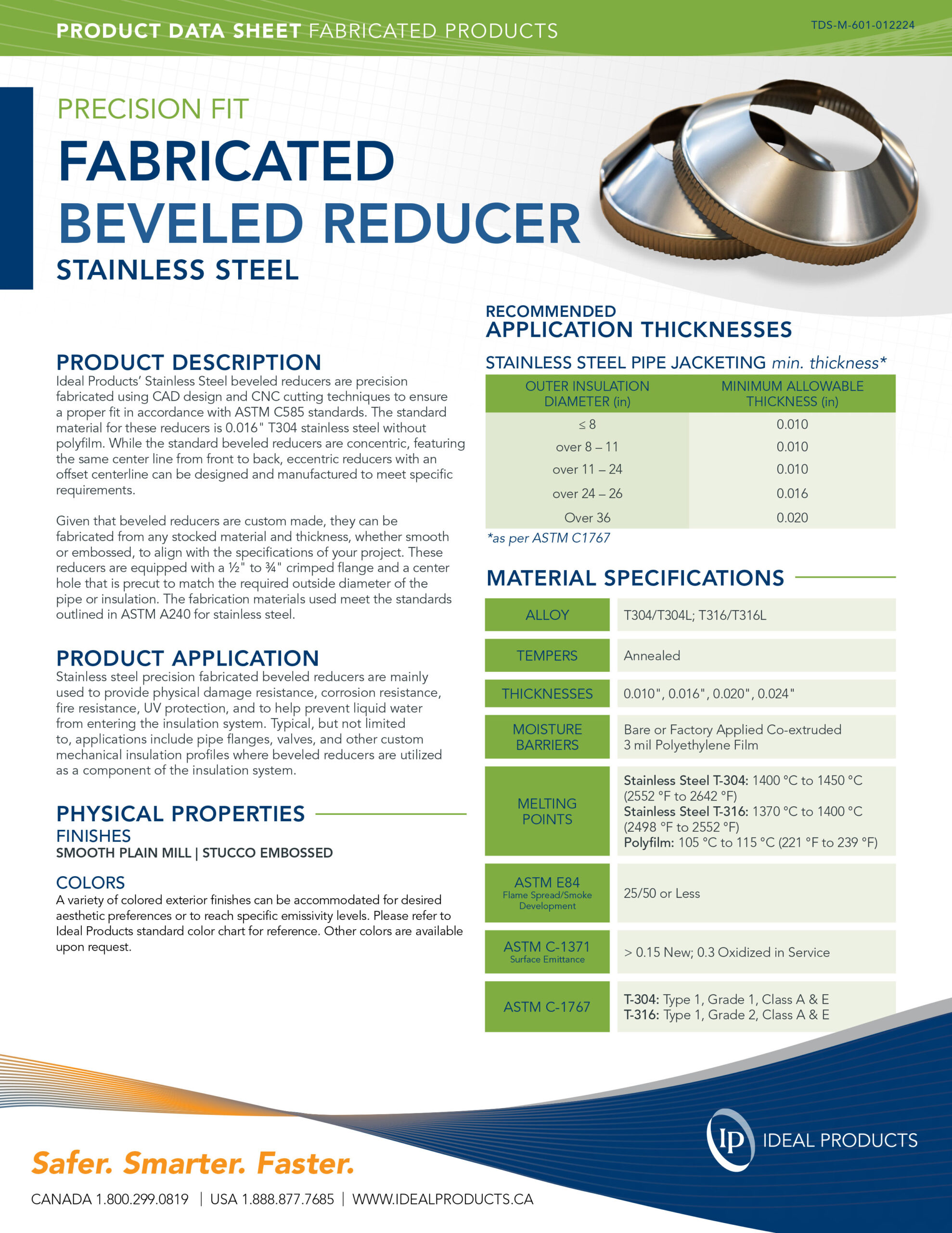 Technical Data Sheets|Ideal Products